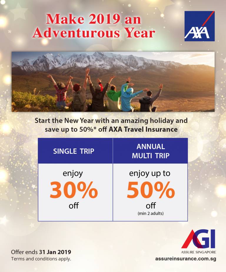 AXA Travel Insurance Promotion from now till 31 Jan 2019 - Assure ...